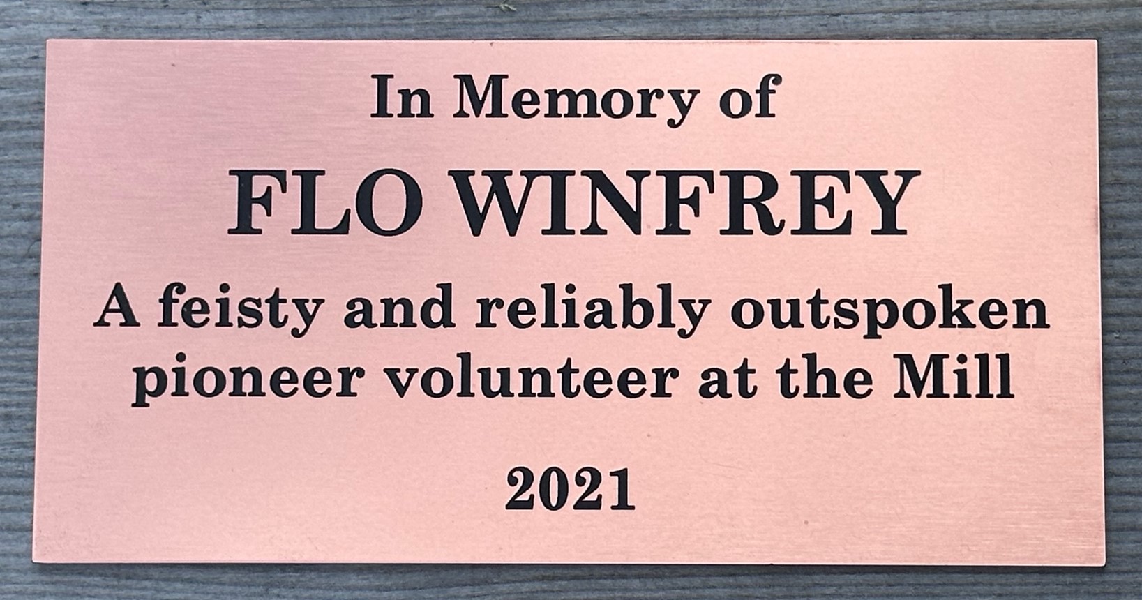 Celebration Plaques – The Grist Mill and Gardens at Keremeos